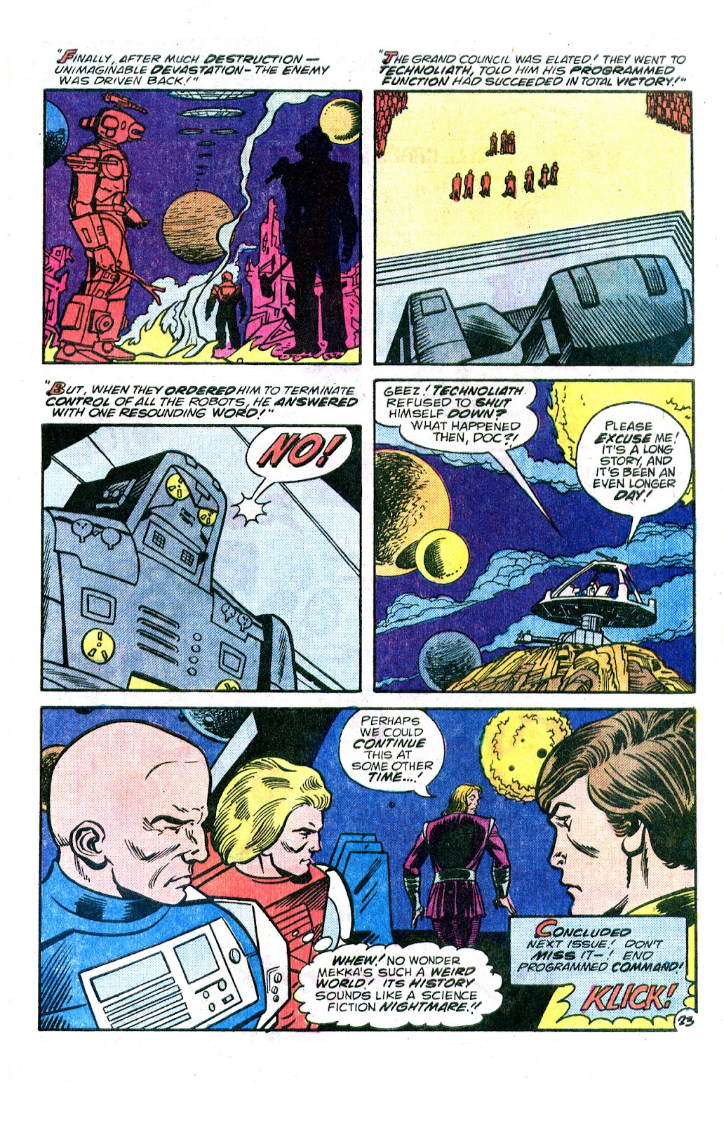 Read online ManTech Robot Warriors comic - Issue #1