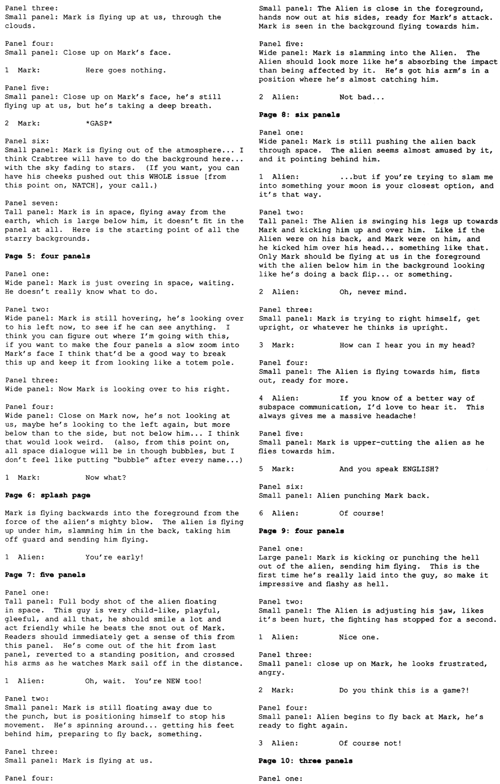 Read online Invincible Script Book comic - Issue # Full