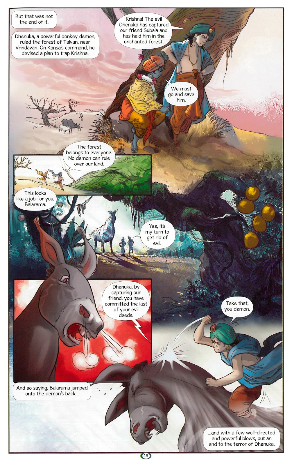 Read online Krishna: Defender of Dharma comic - Issue # TPB (Part 1)