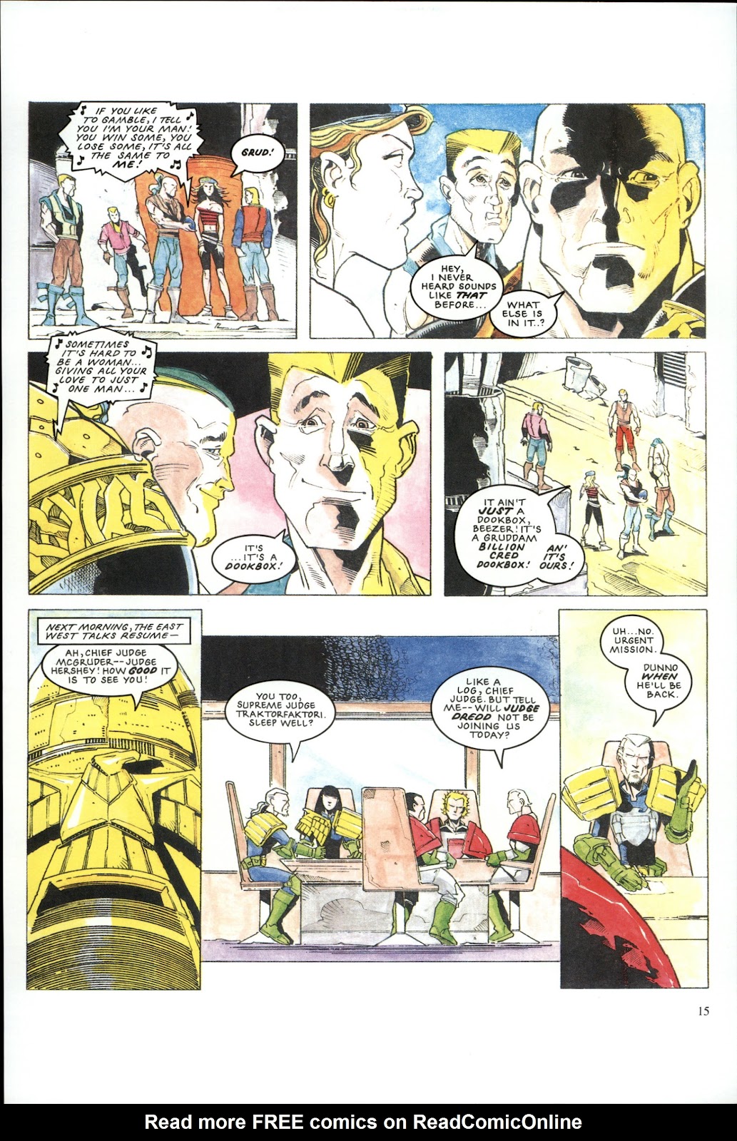 Read online Dredd Rules! comic - Issue #16