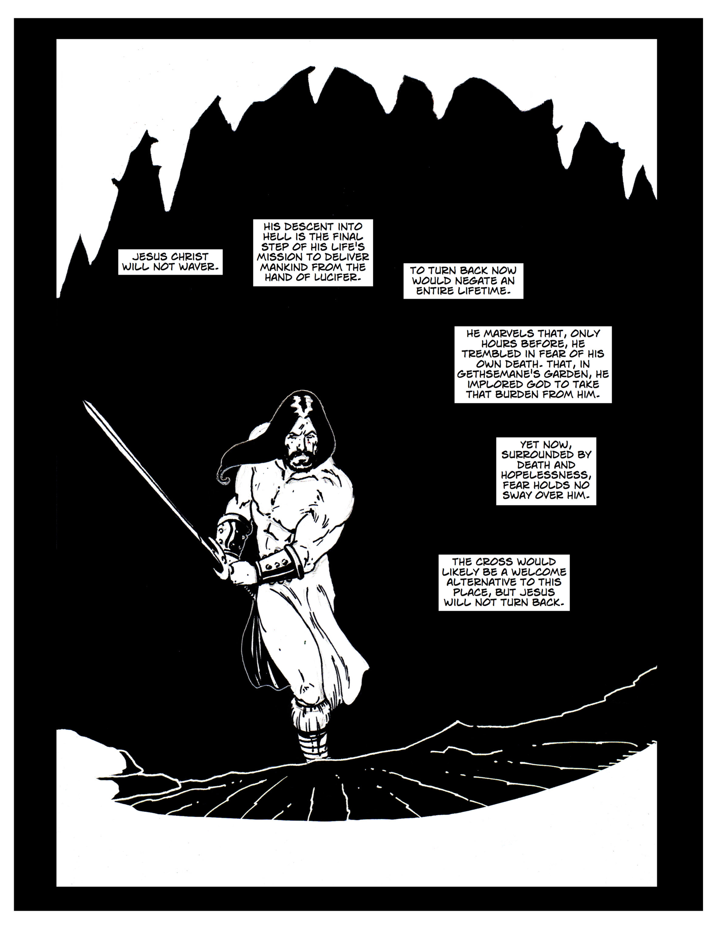 Read online Jesus Christ Demon Slayer comic - Issue #1