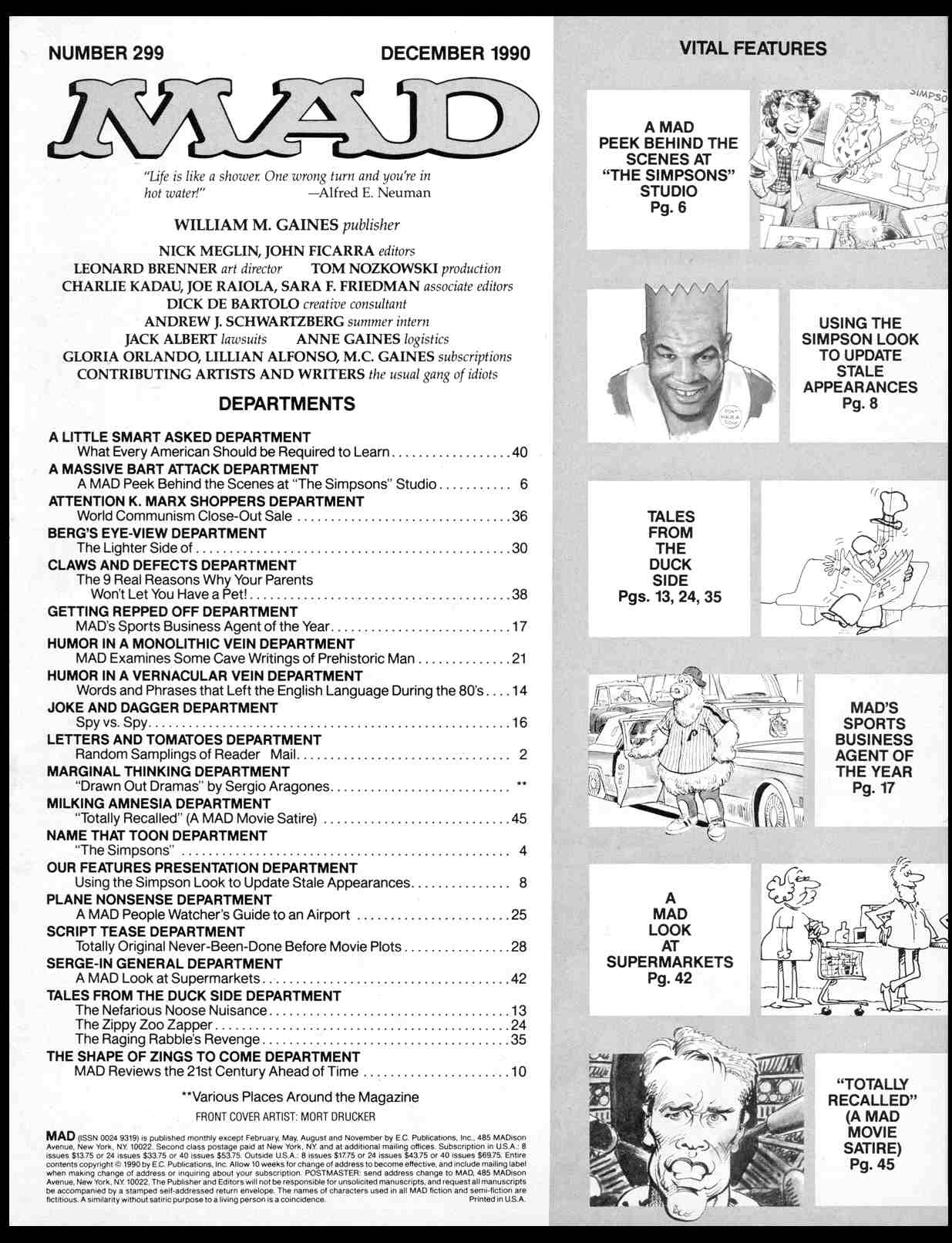 Read online MAD comic - Issue #299