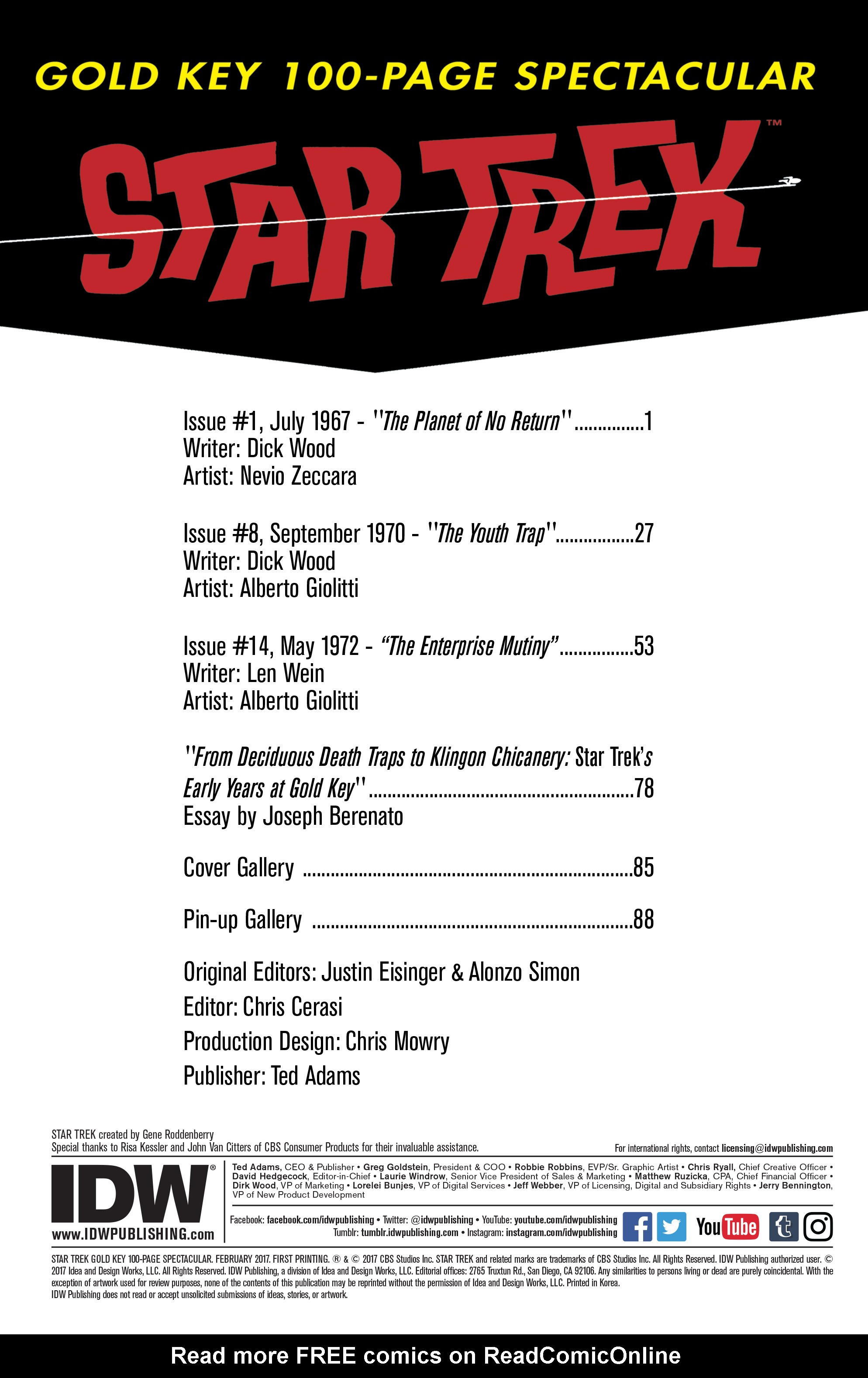 Read online Star Trek Gold Key 100-page Spectacular comic - Issue # Full