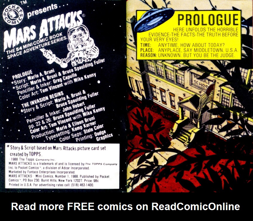 Mars Attacks 1988 Issue 1 | Read Mars Attacks 1988 Issue 1 comic online in high quality. Read ...
