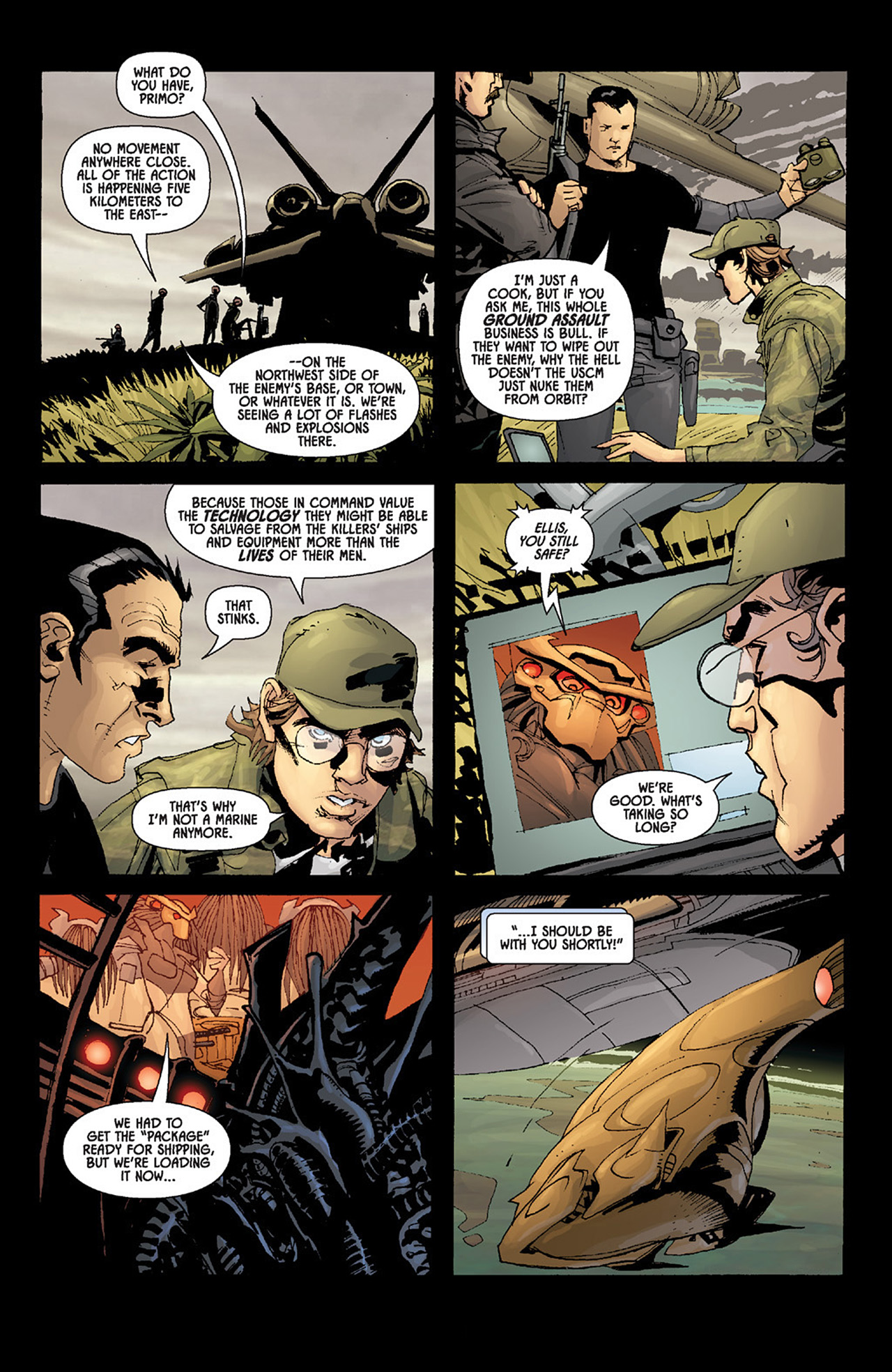 Read online Aliens vs. Predator: Three World War comic - Issue #6