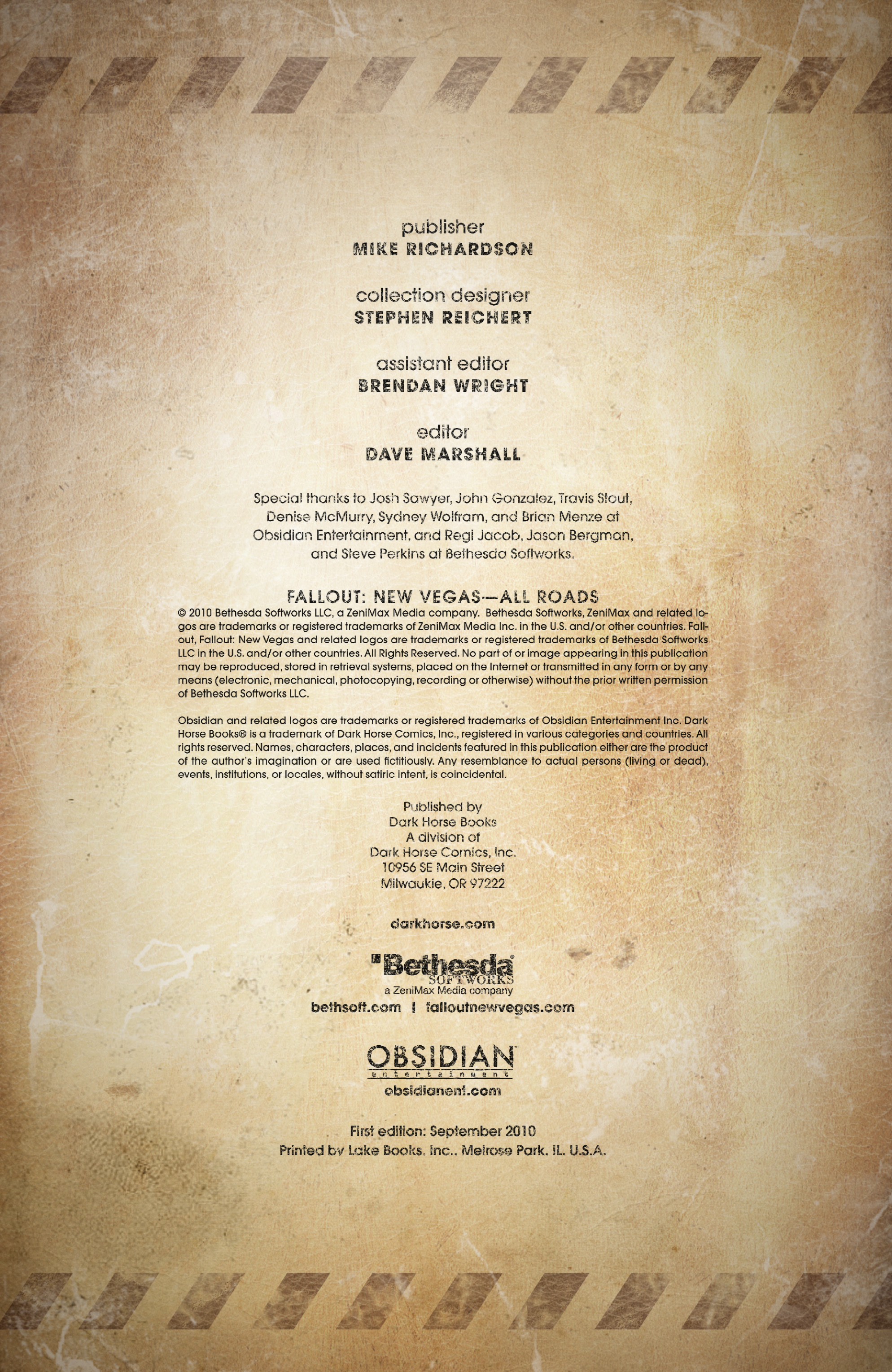 Read online Fallout: New Vegas-All Roads comic - Issue # Full