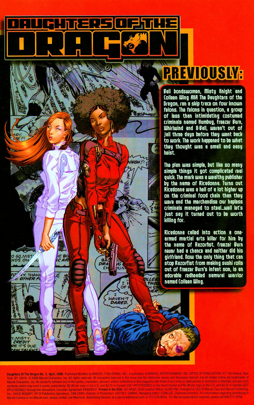 Read online Daughters of the Dragon comic - Issue #2