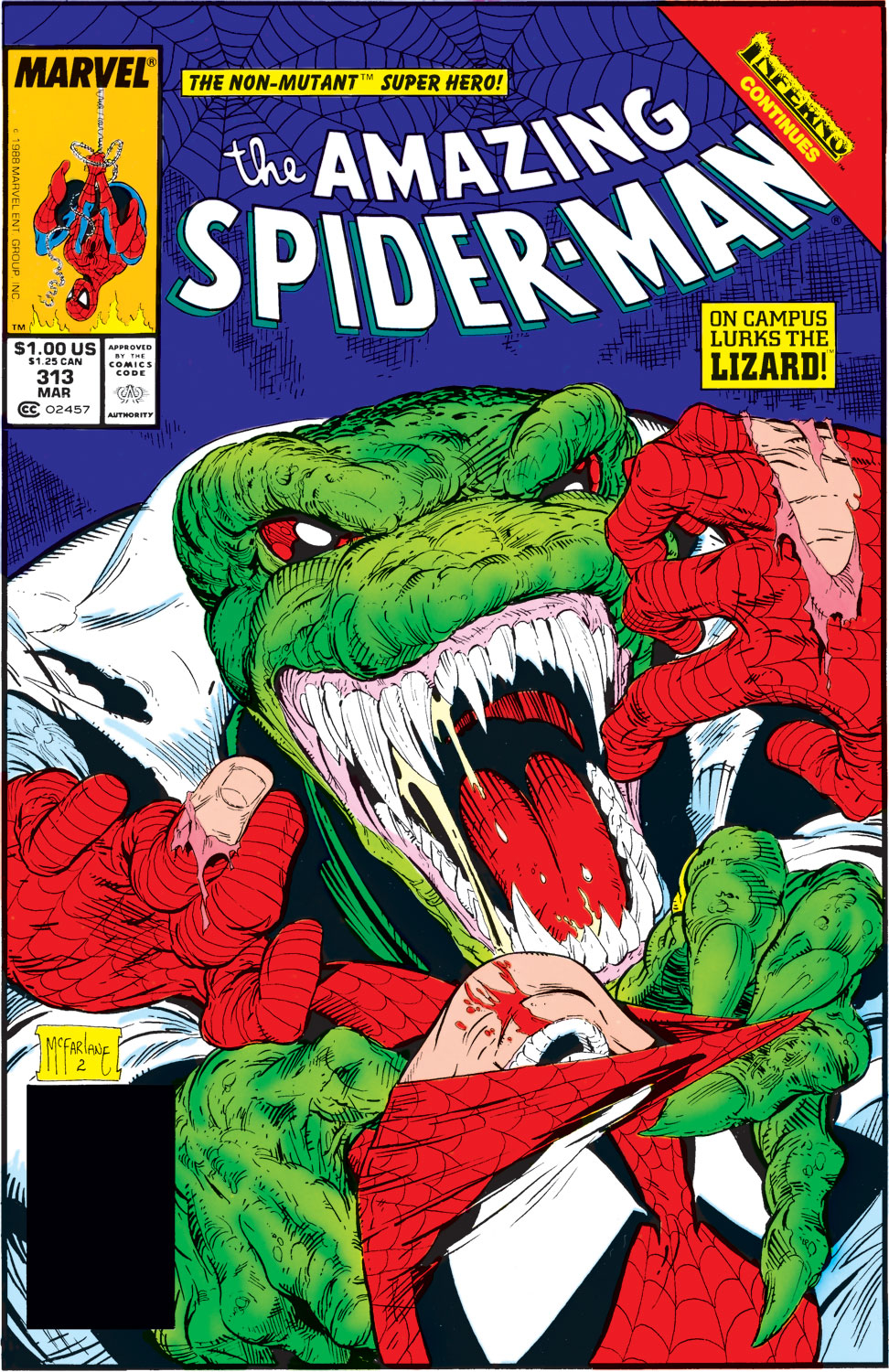 Read online The Amazing Spider-Man (1963) comic - Issue #313