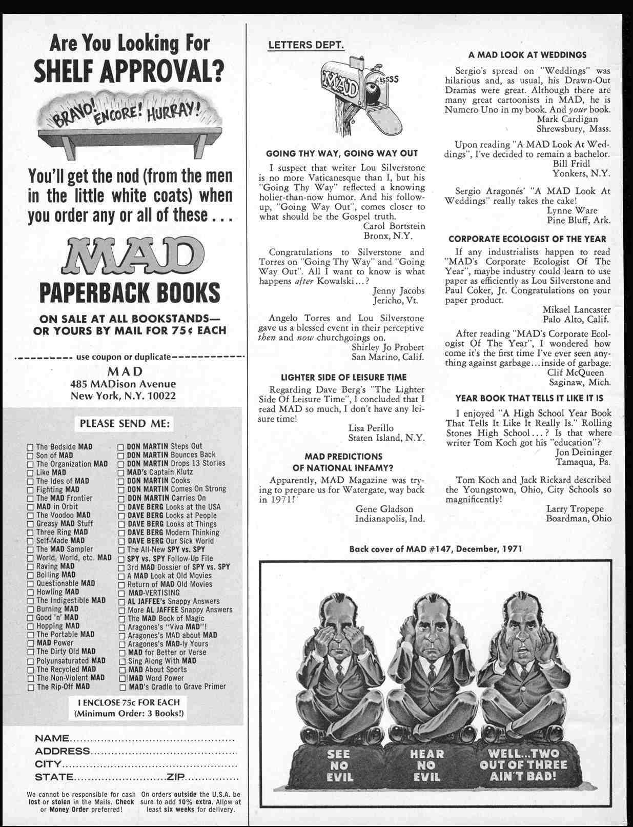 Read online MAD comic - Issue #162