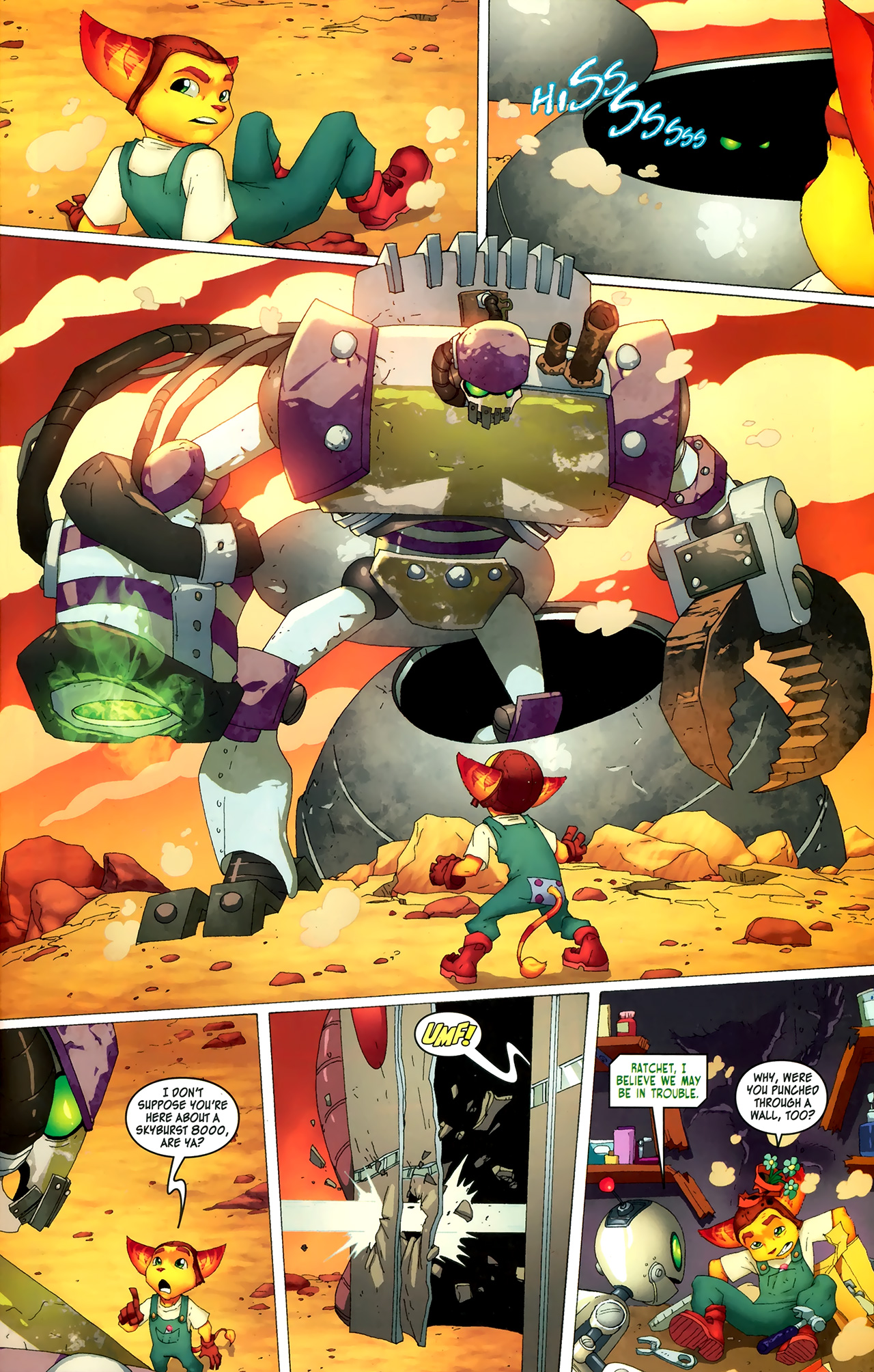 Read online Ratchet & Clank comic - Issue #1