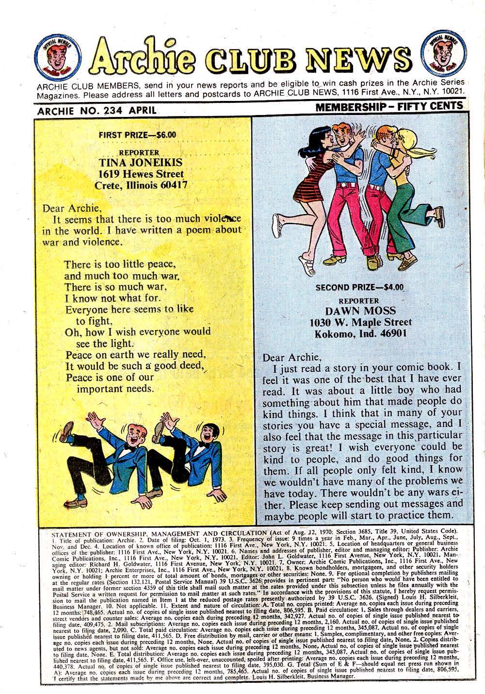Read online Archie (1960) comic - Issue #234