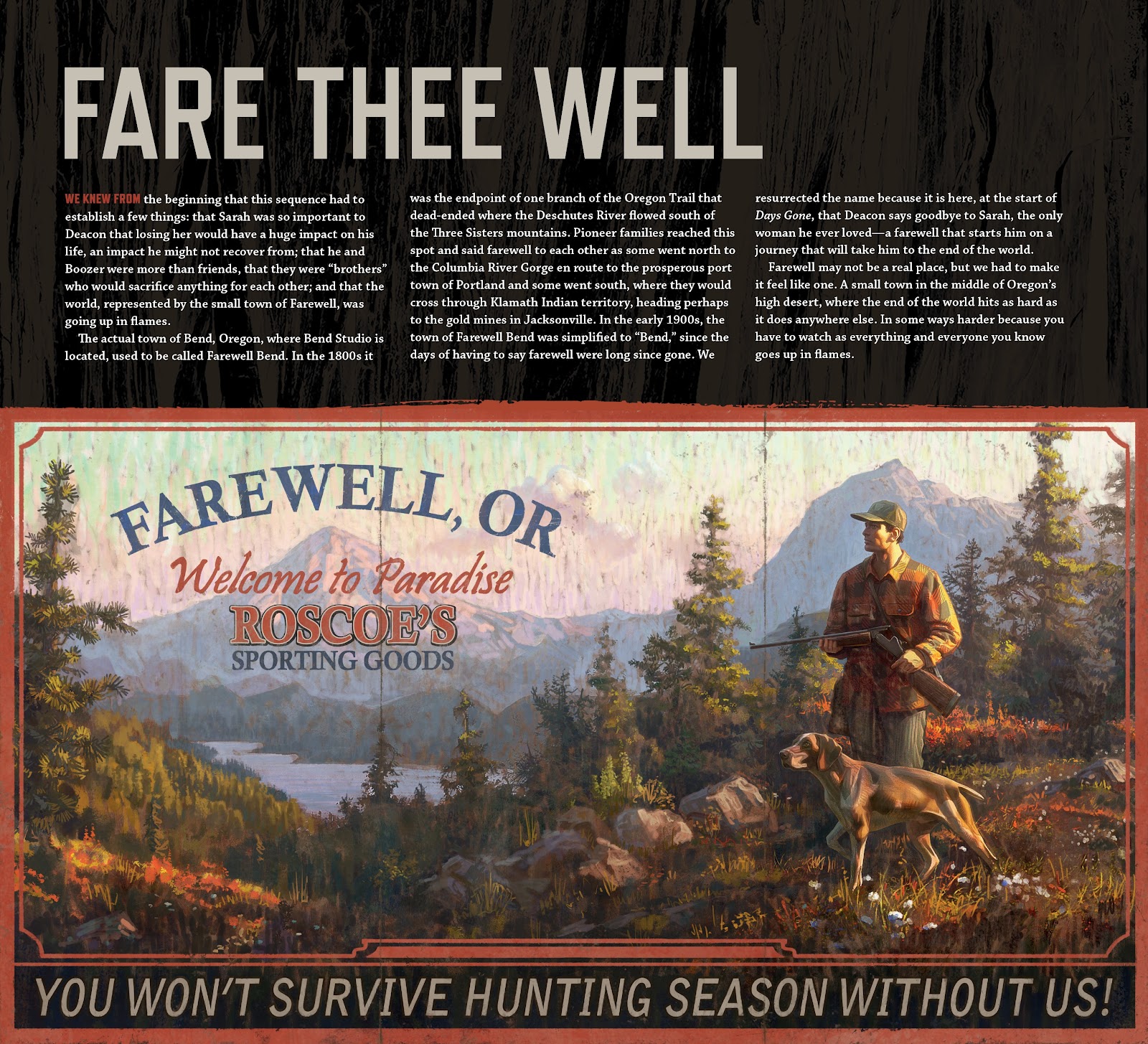 Read online The Art of Days Gone comic - Issue # TPB (Part 1)