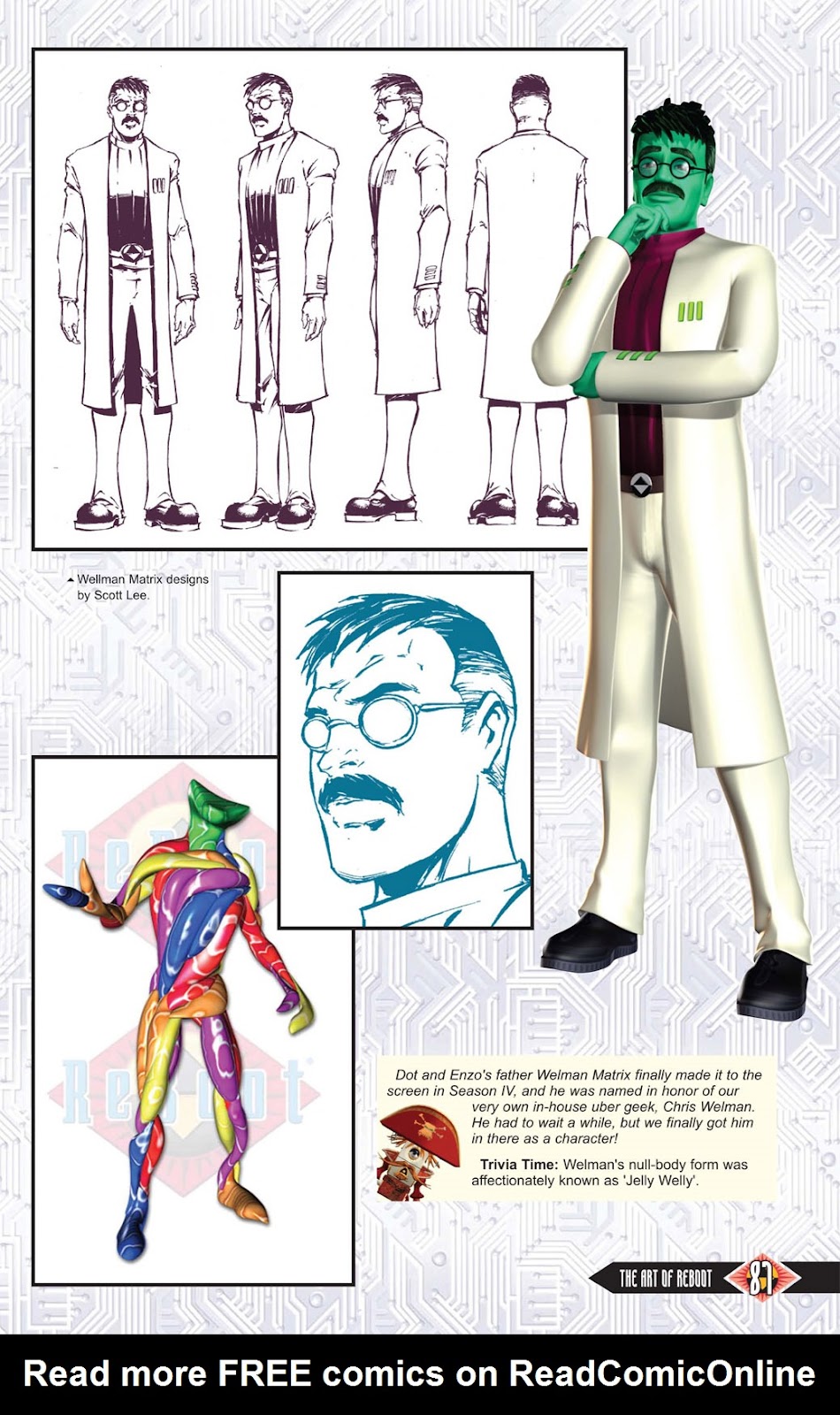 Read online The Art of Reboot comic - Issue # TPB