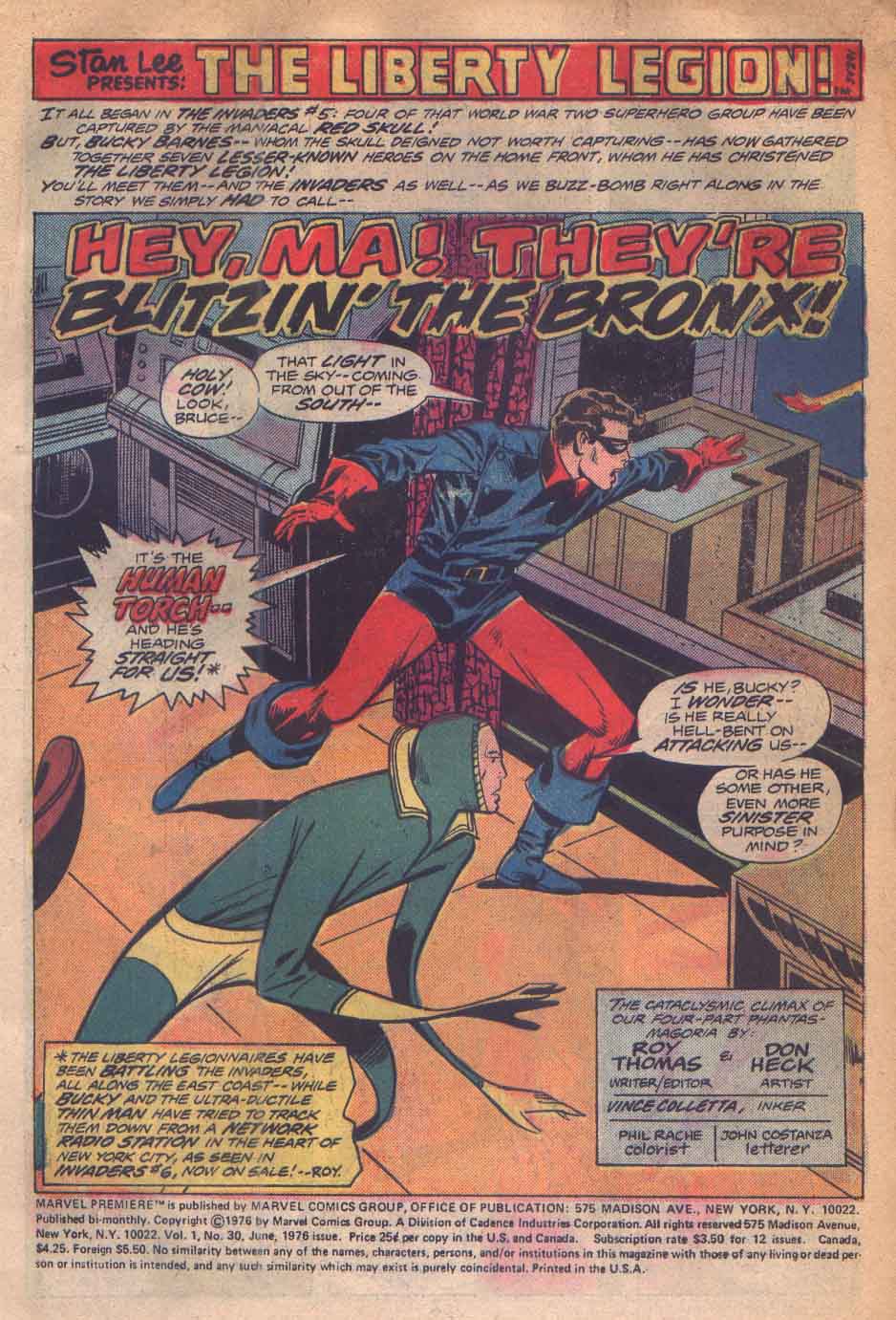 Read online Marvel Premiere comic - Issue #30