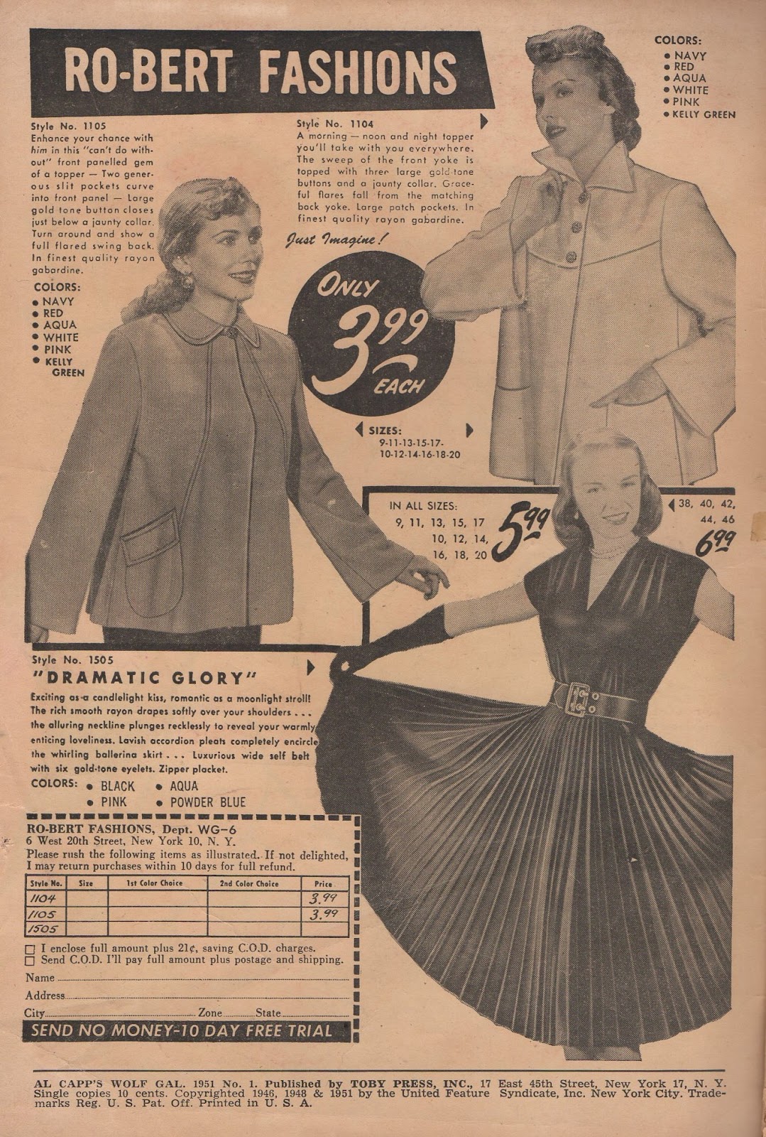 Read online Al Capp's Wolf Gal comic - Issue #1