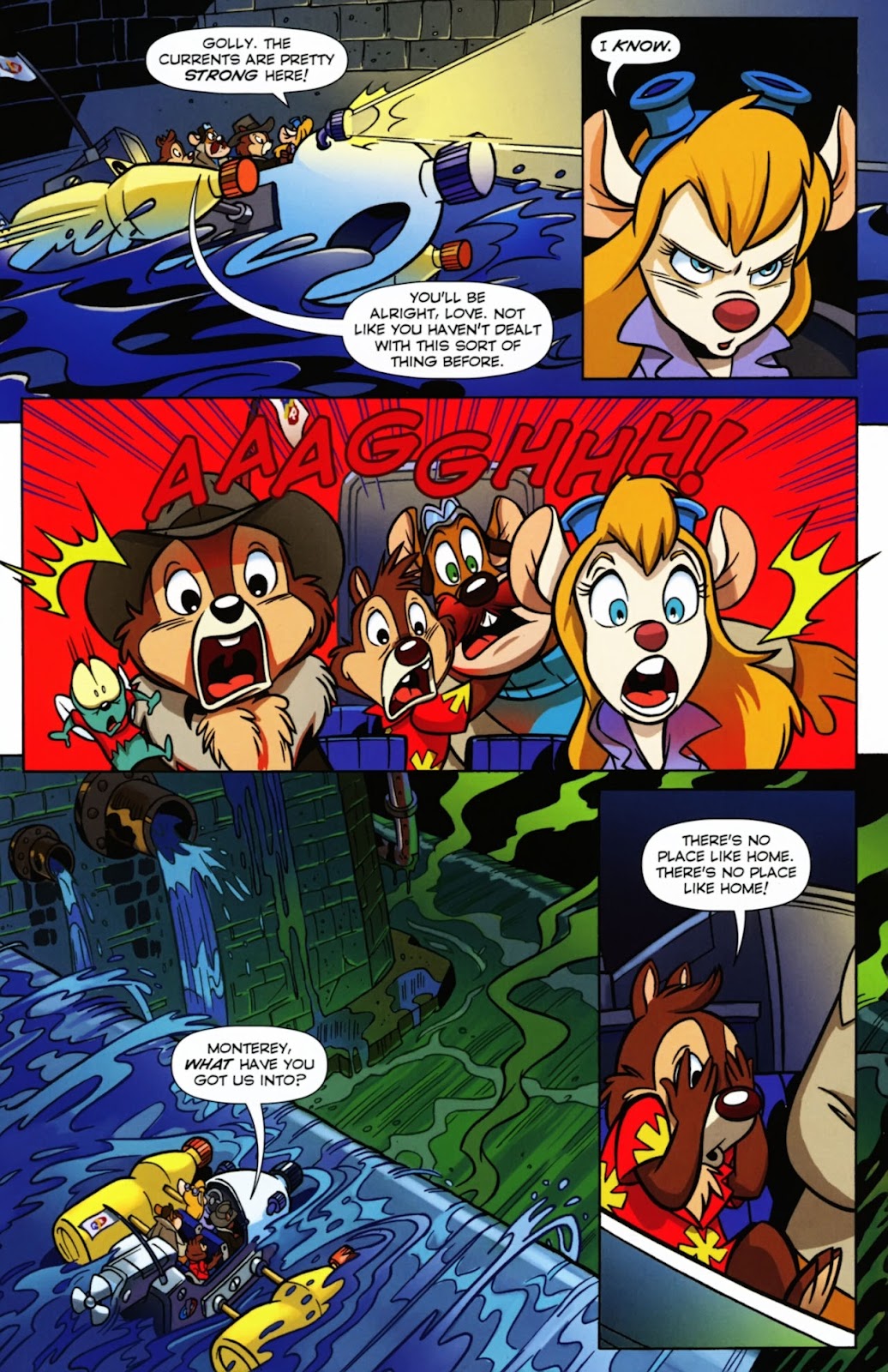 Read online Chip 'n' Dale Rescue Rangers/Darkwing Duck Free Comic Book ...