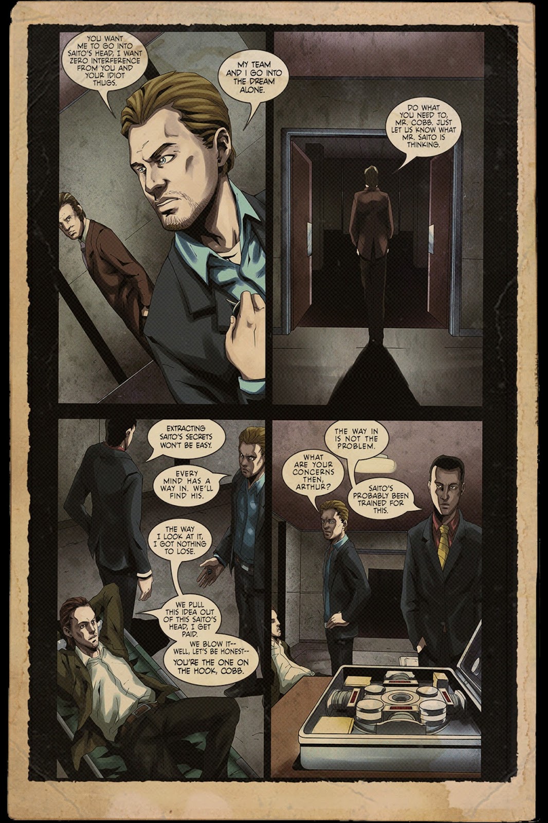 Read online Inception: The Cobol Job comic - Issue # Full
