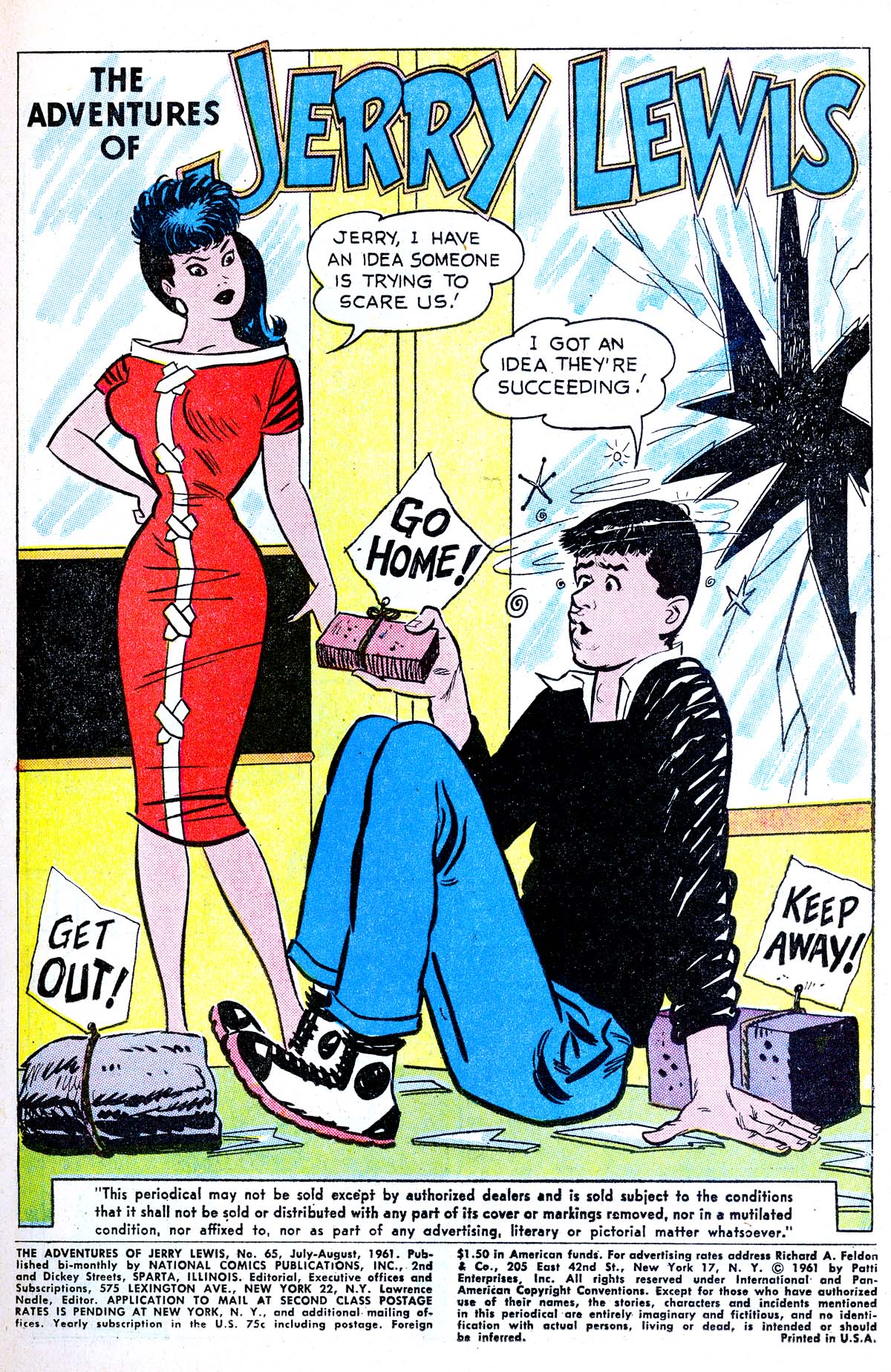 Read online The Adventures of Jerry Lewis comic - Issue #65