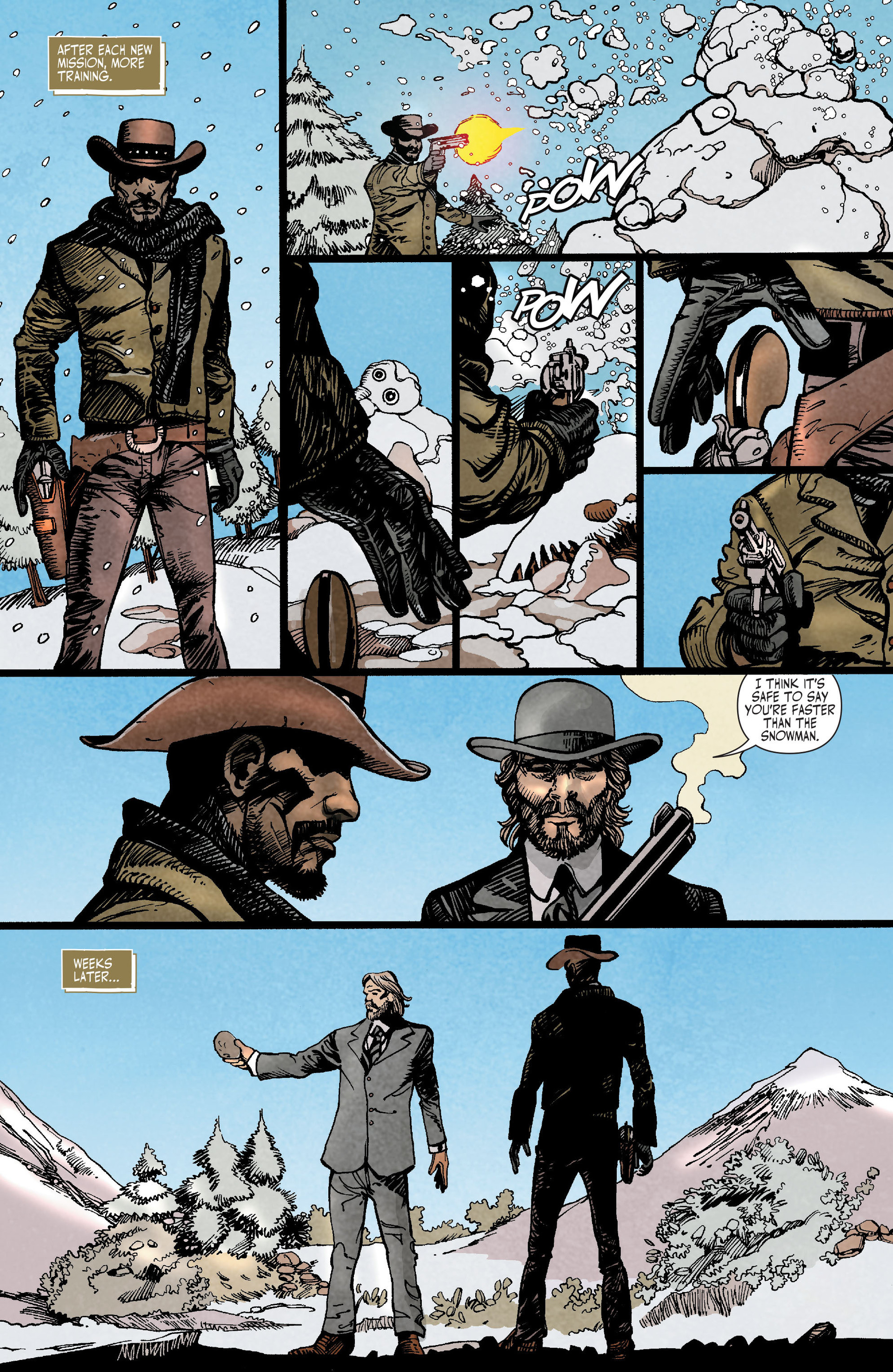 Read online Django Unchained comic - Issue #3