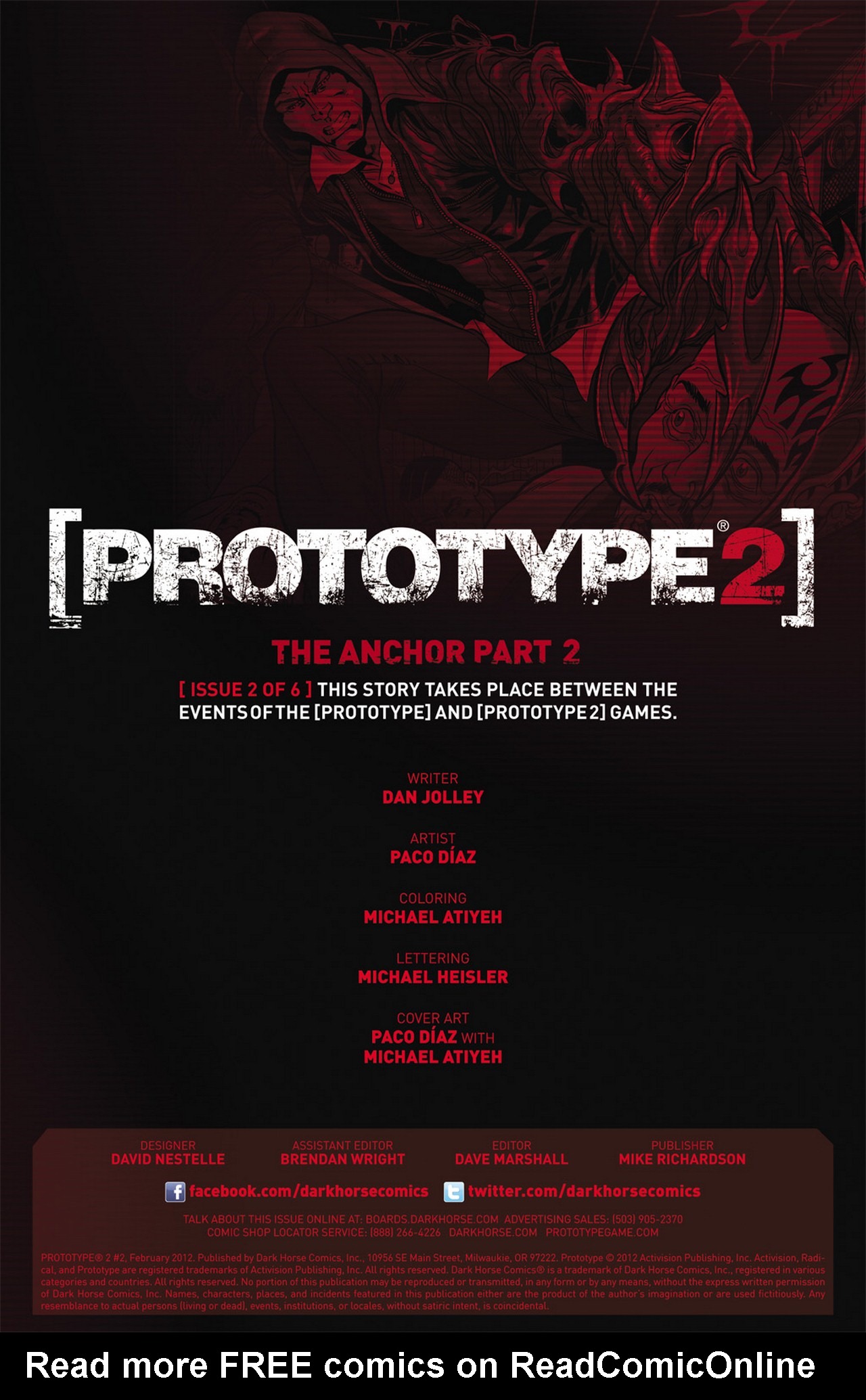 Read online Prototype 2 comic - Issue #2
