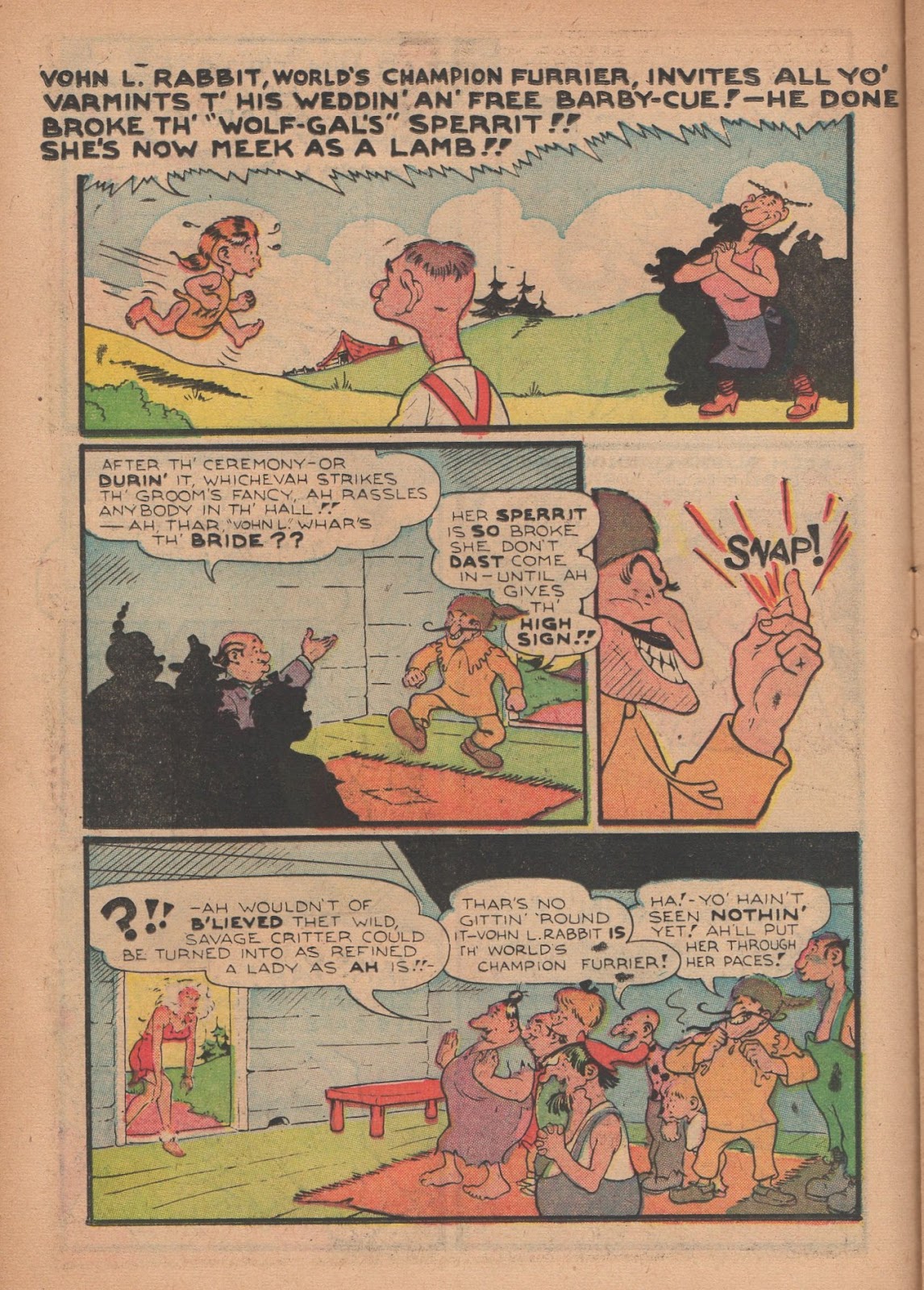 Read online Al Capp's Wolf Gal comic - Issue #1