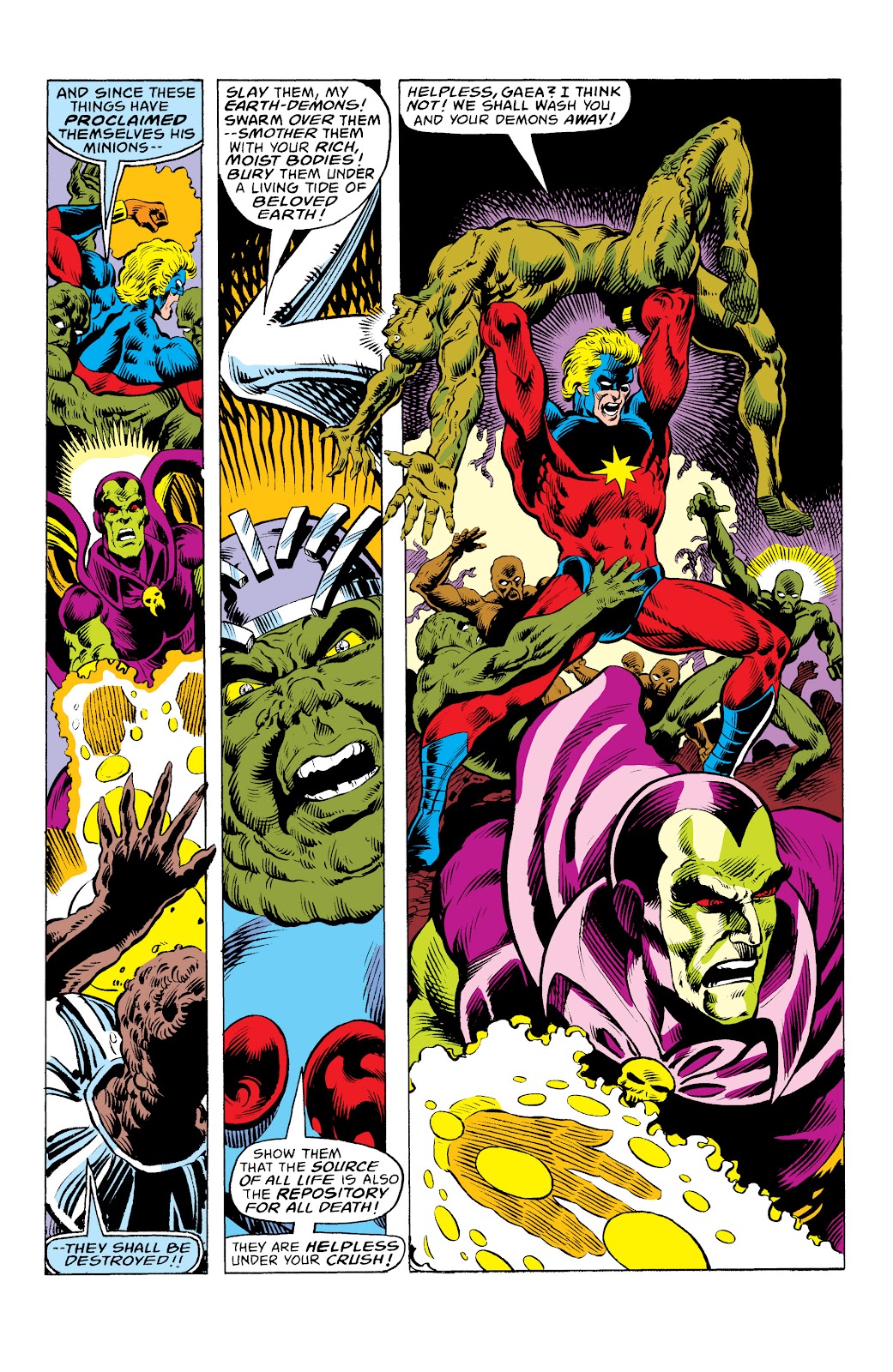 Read online Marvel Masterworks: Captain Marvel comic - Issue # TPB 6 ...