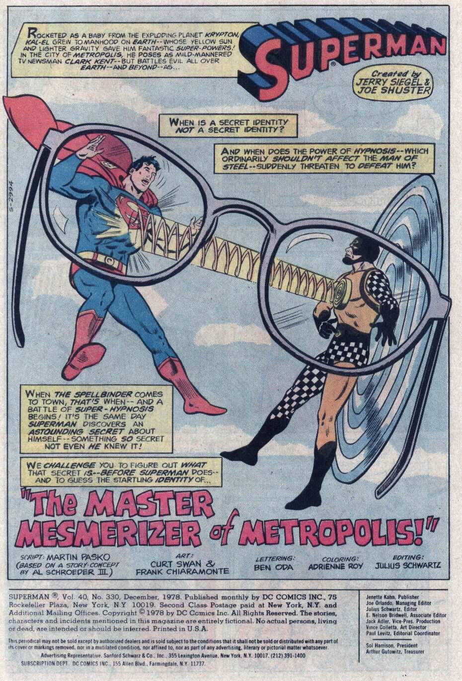 Read online Superman (1939) comic - Issue #330