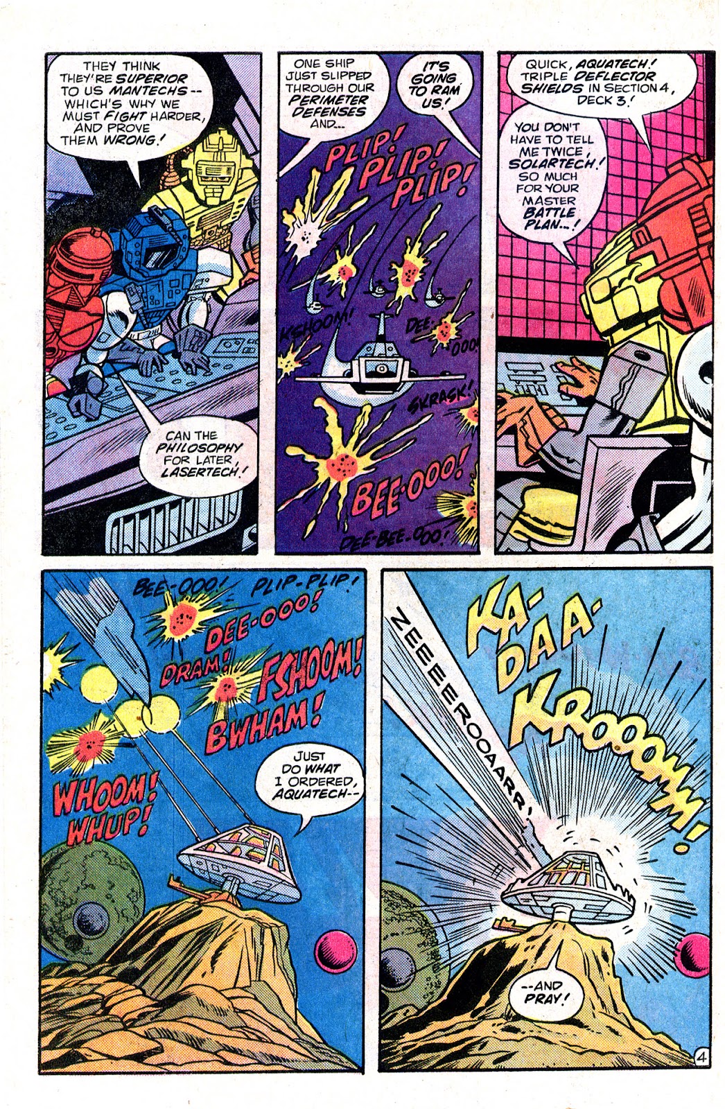 Read online ManTech Robot Warriors comic - Issue #1