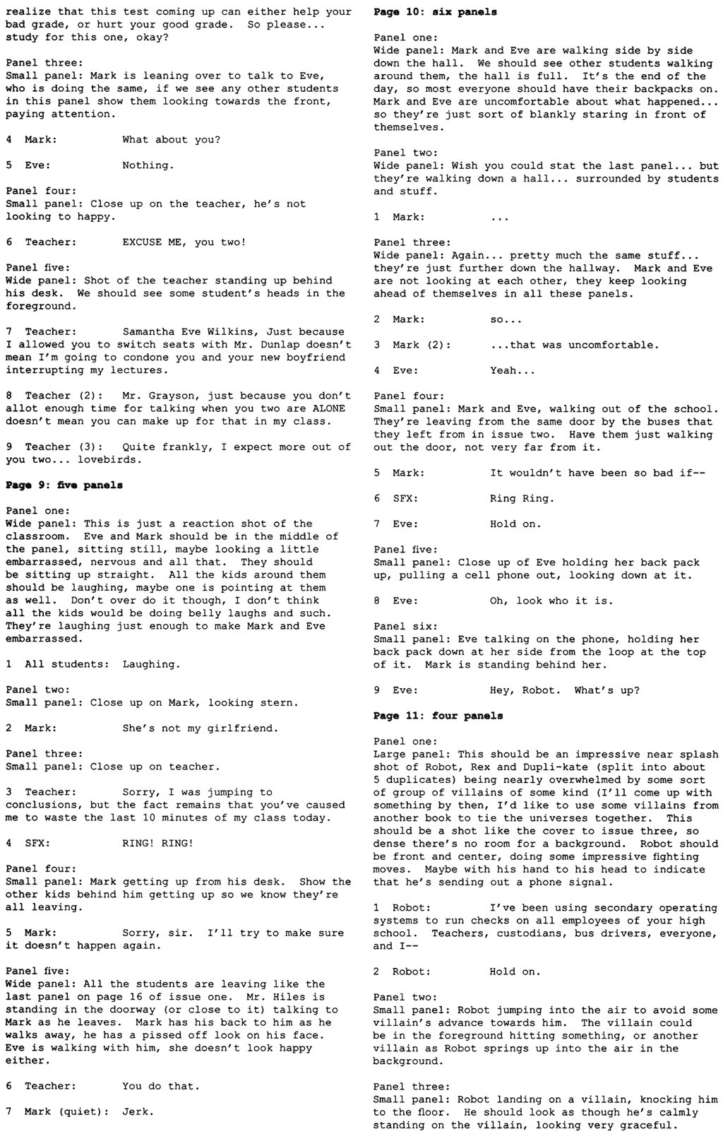 Read online Invincible Script Book comic - Issue # Full
